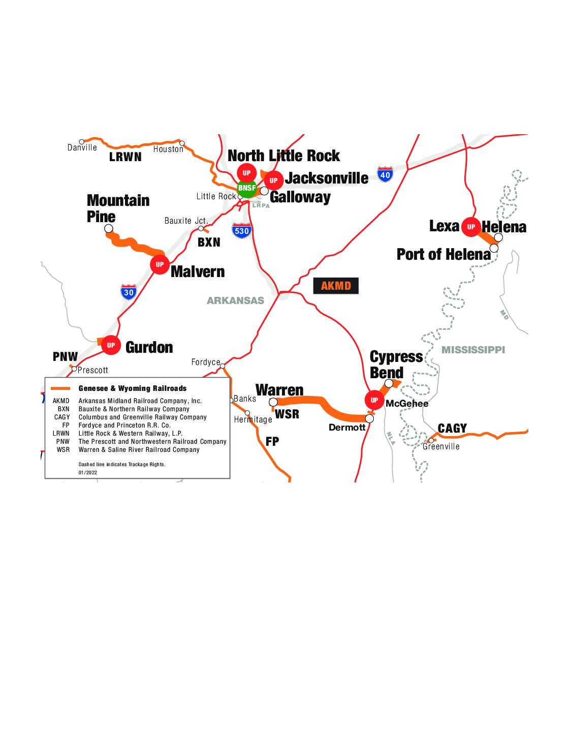 Arkansas Midland Railroad – A Genesee & Wyoming Company