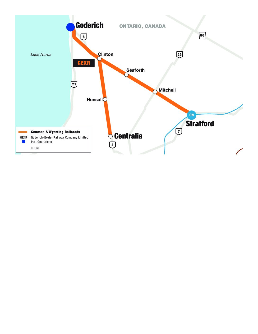 Goderich-Exeter Railway – A Genesee & Wyoming Company