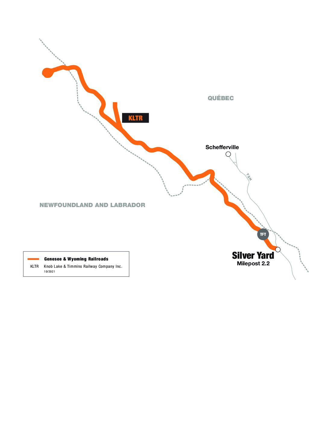 Knob Lake & Timmins Railway – A Genesee & Wyoming Company