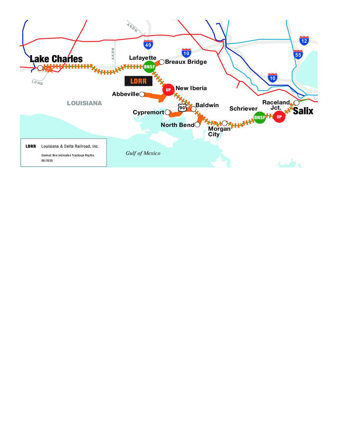 Louisiana & Delta Railroad – A Genesee & Wyoming Company