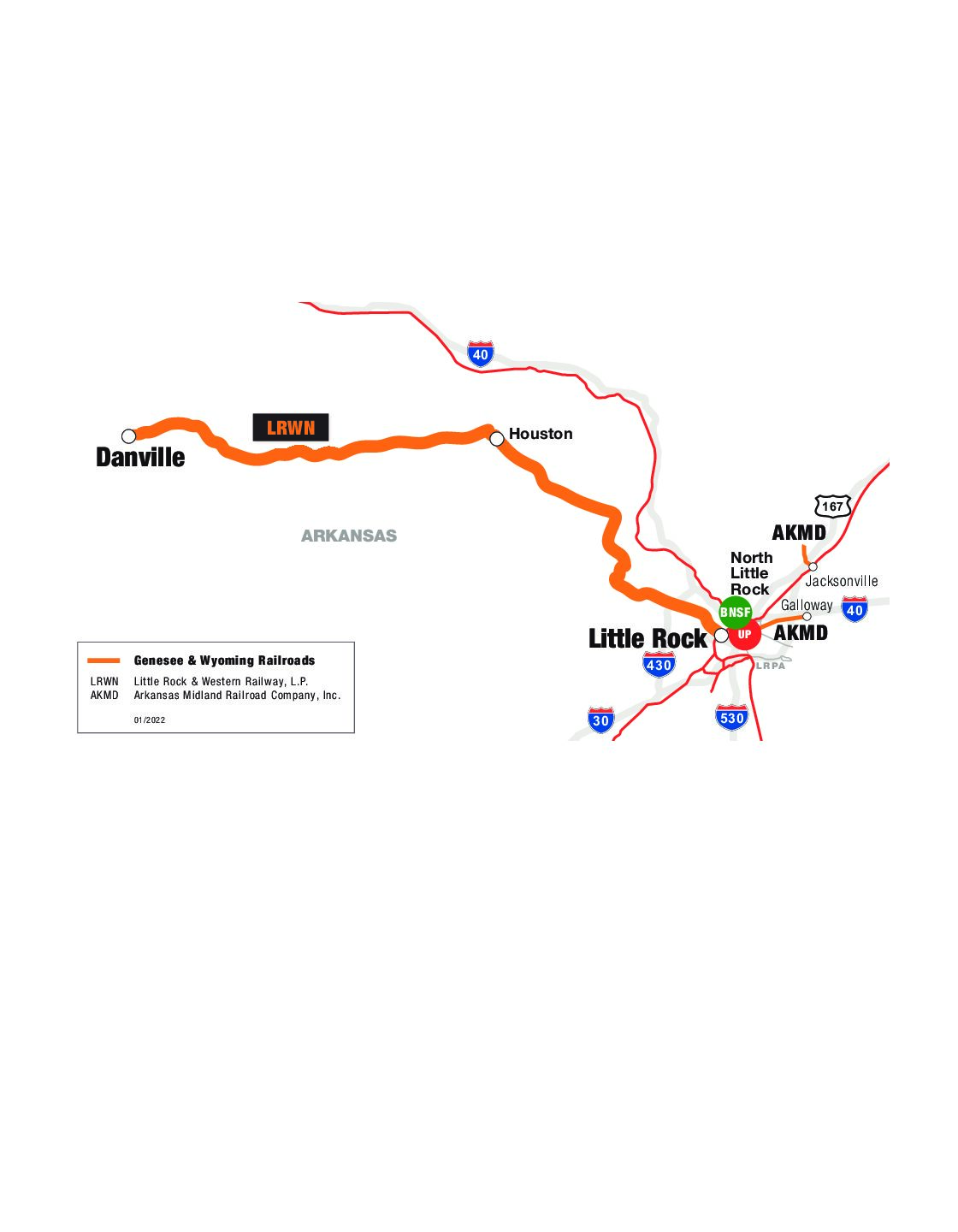 Little Rock & Western Railway – A Genesee & Wyoming Company