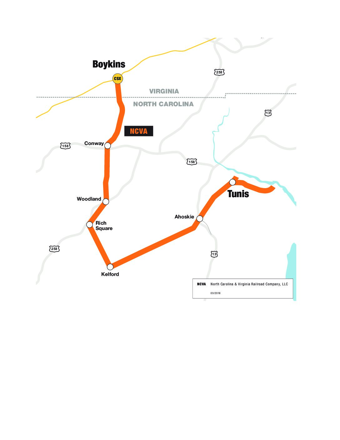 North Carolina & Virginia Railroad – A Genesee & Wyoming Company
