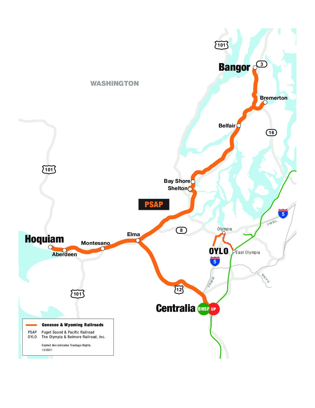Puget Sound & Pacific Railroad – A Genesee & Wyoming Company
