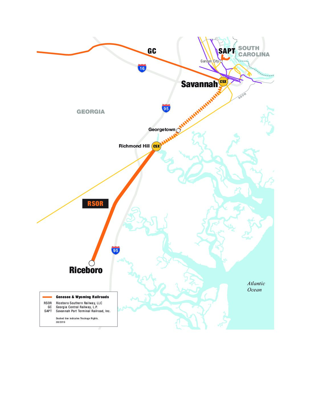 Riceboro Southern Railway – A Genesee & Wyoming Company