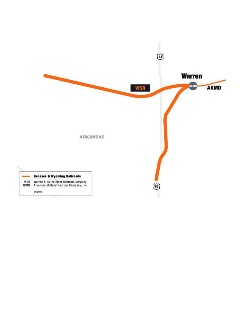 Warren & Saline River Railroad – Just another Genesee & Wyoming Inc ...